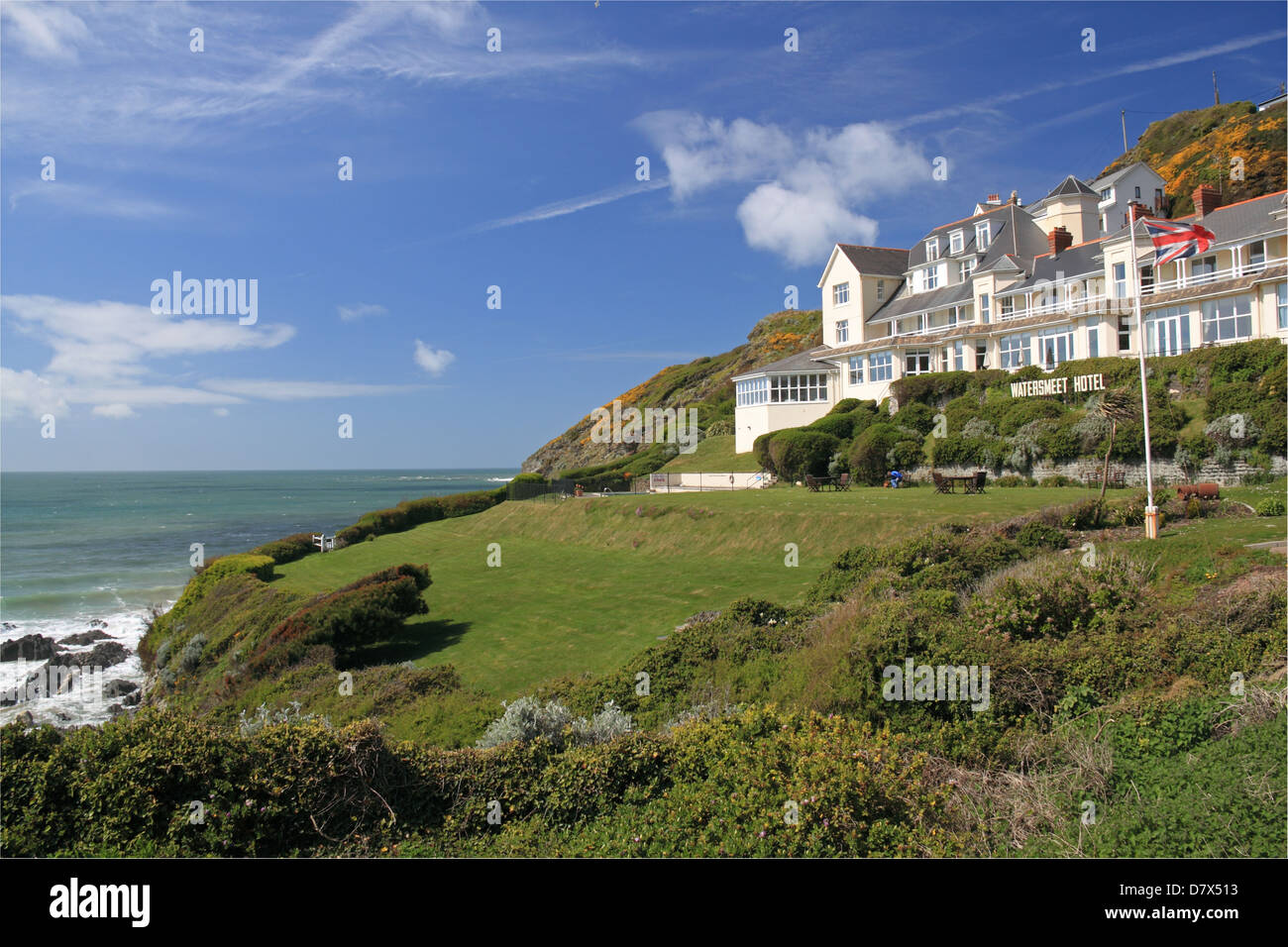 Watersmeet Hotel, Mortehoe, Woolacombe, Ilfracombe, Devon, England ...