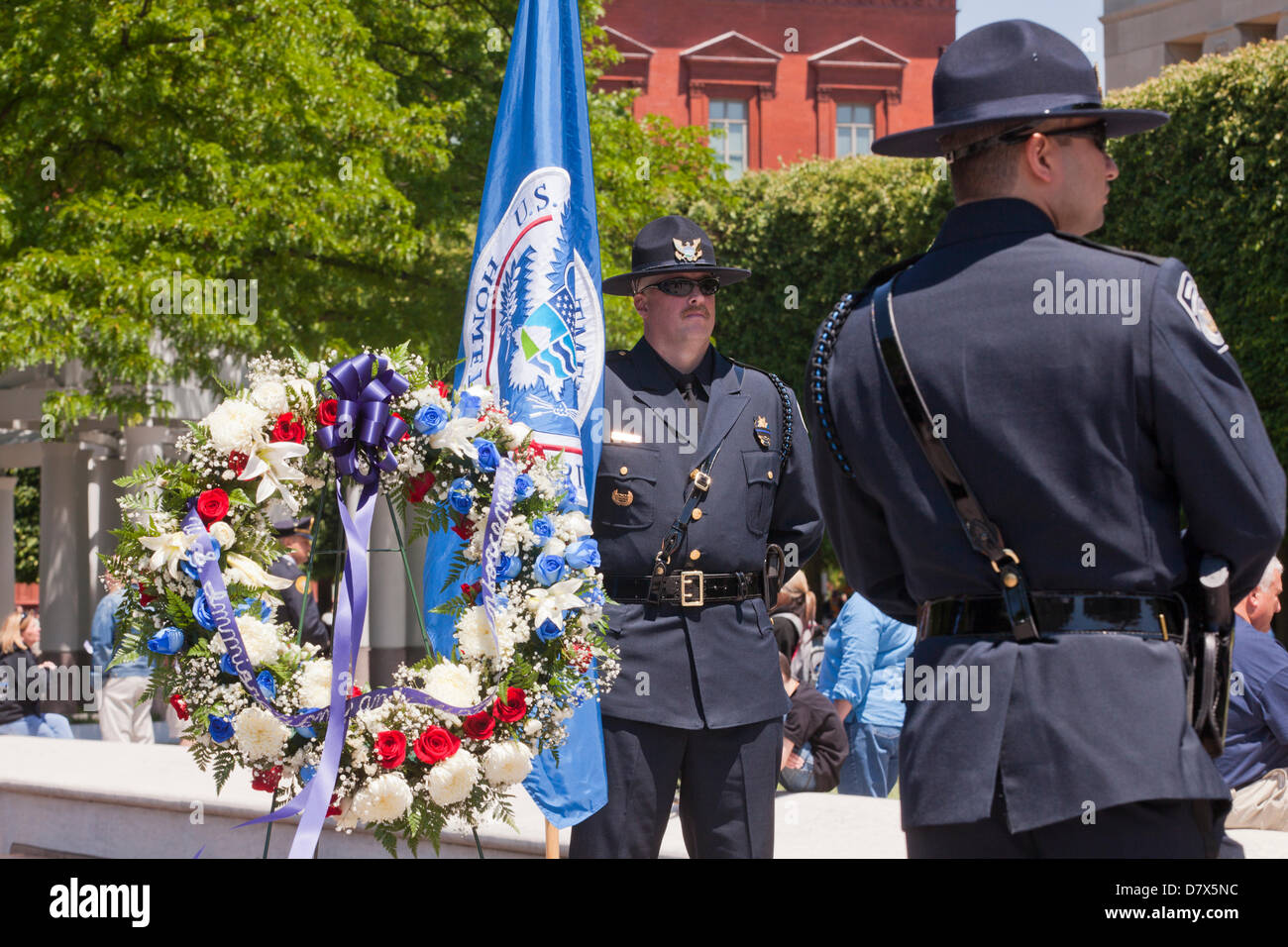 National Law Enforcement Officers Memorial during Police Week ... National Law Enforcement Officers Memorial during Police Week ...