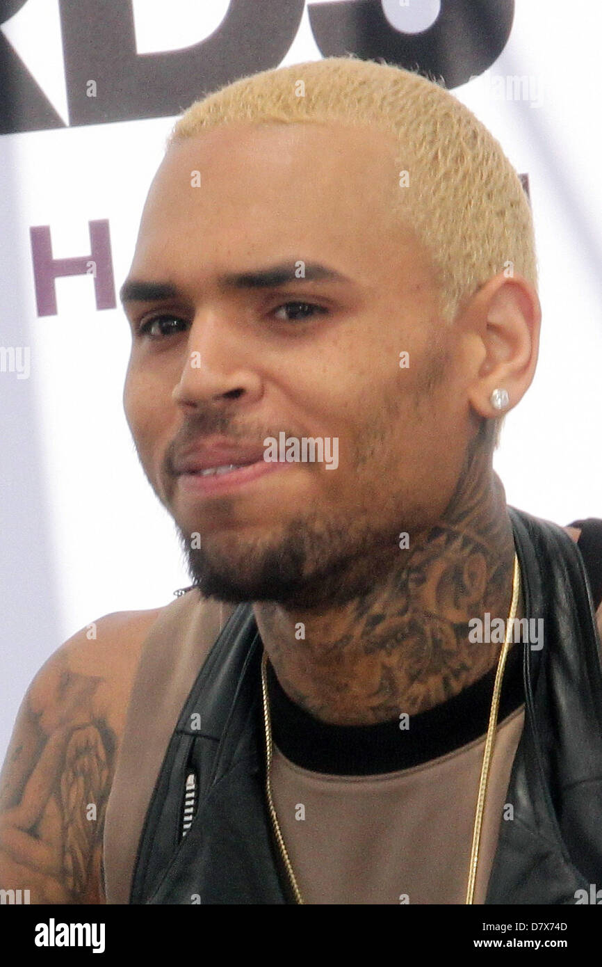 Los Angeles, California, U.S. May 14, 2013. Chris Brown attends B.E.T ...