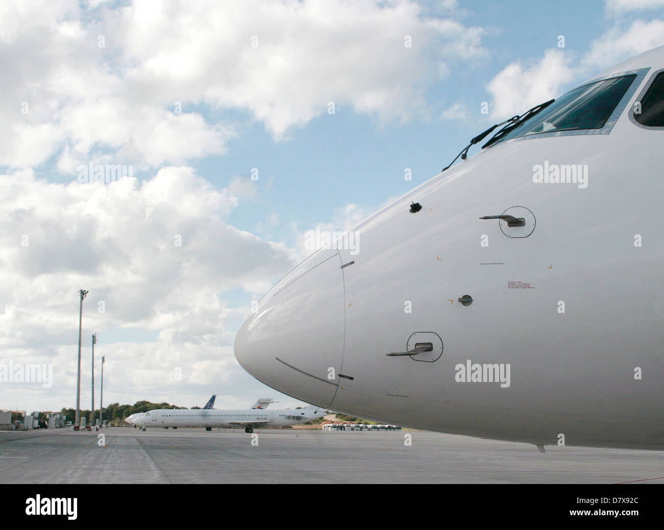 Airliners parked on Palma de Mallorca´s airport Stock Photo - Alamy