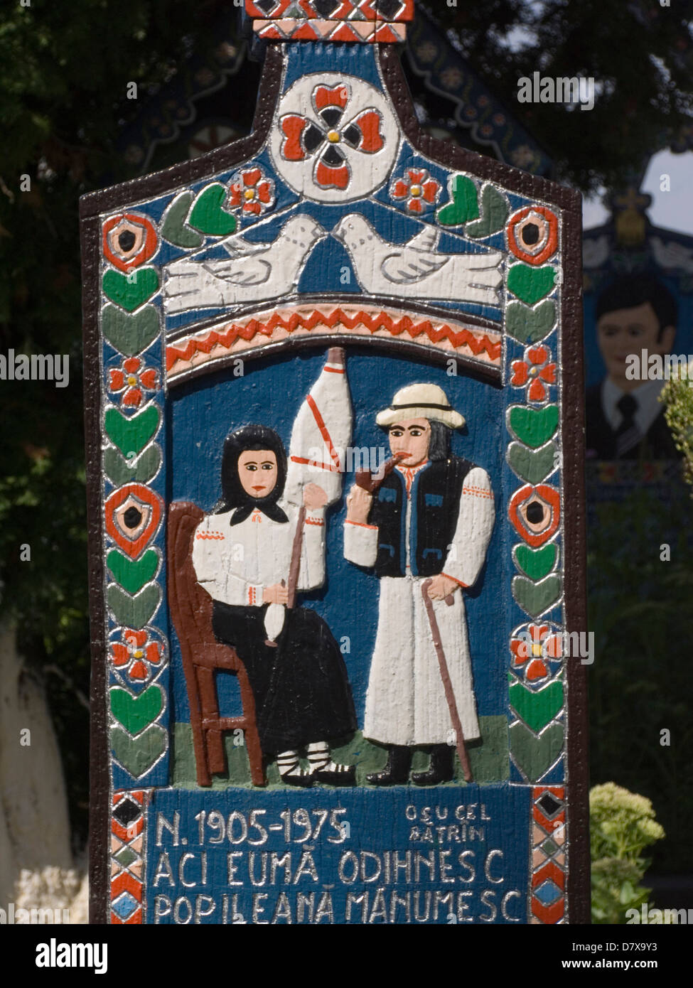 europe, romania, maramures, sighetu marmatiei area, sapanta, the happy ...