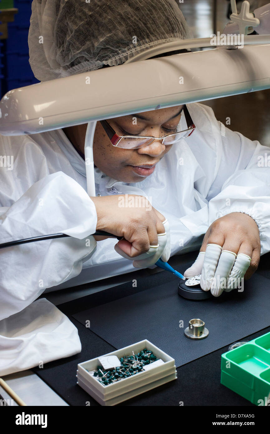 High-Quality Watch Manufacturing in Detroit Stock Photo - Alamy