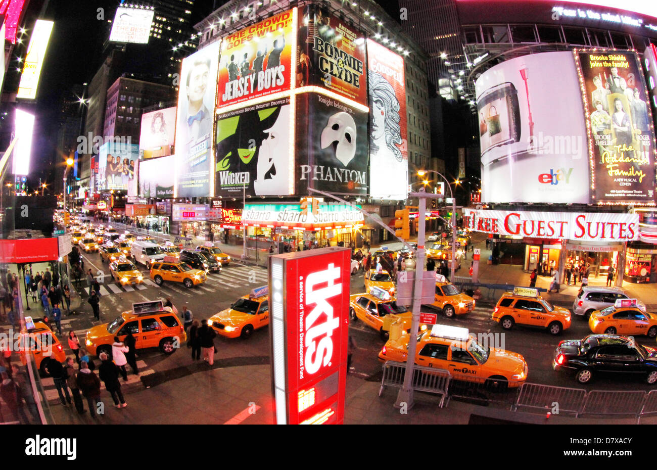 Times square is major commercial intersection neighborhood in midtown ...