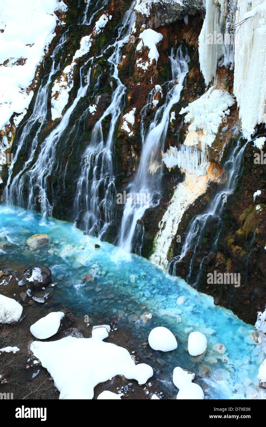 Shirahige waterfall, Hokkaido Stock Photo - Alamy