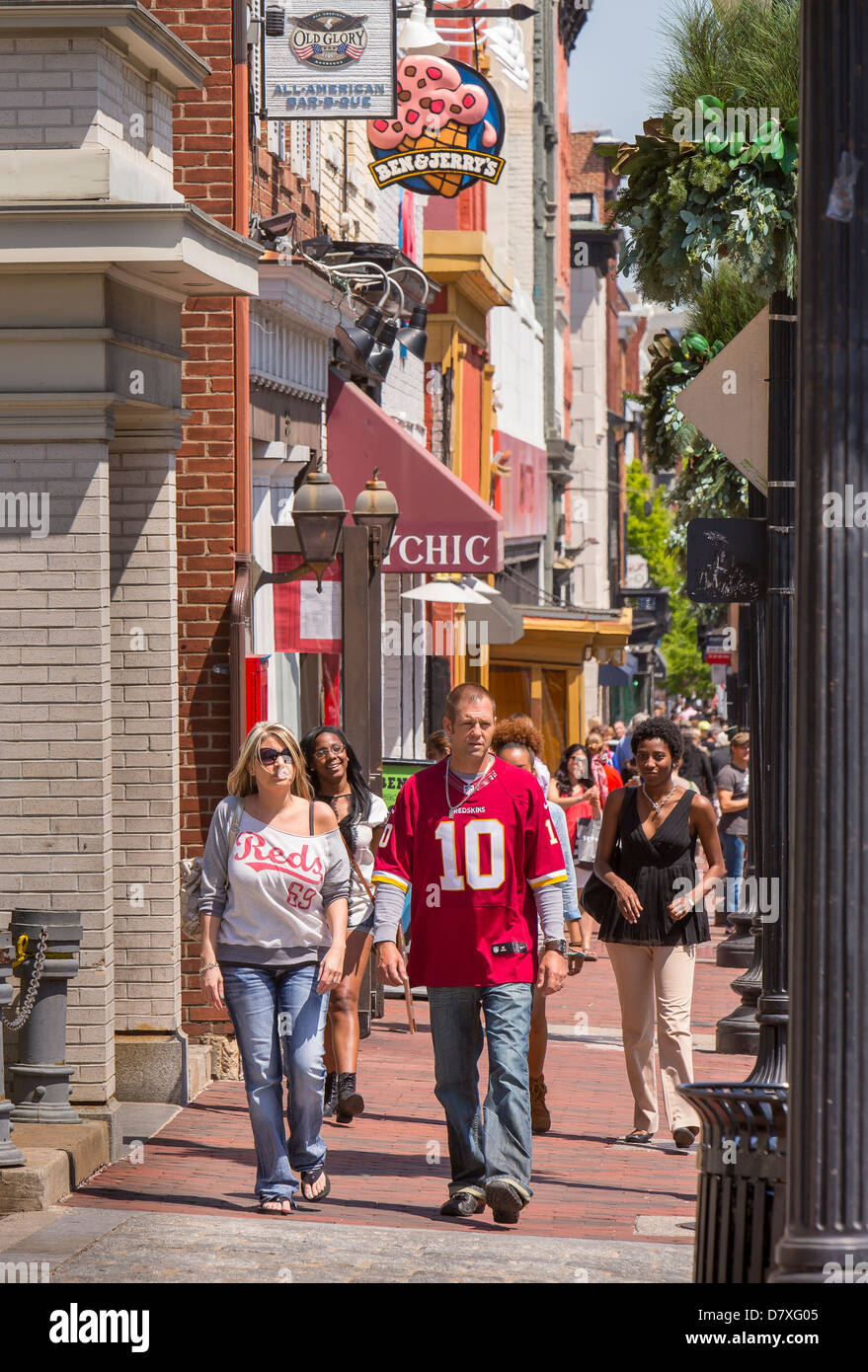 Washington dc georgetown stores hi-res stock photography and images - Alamy
