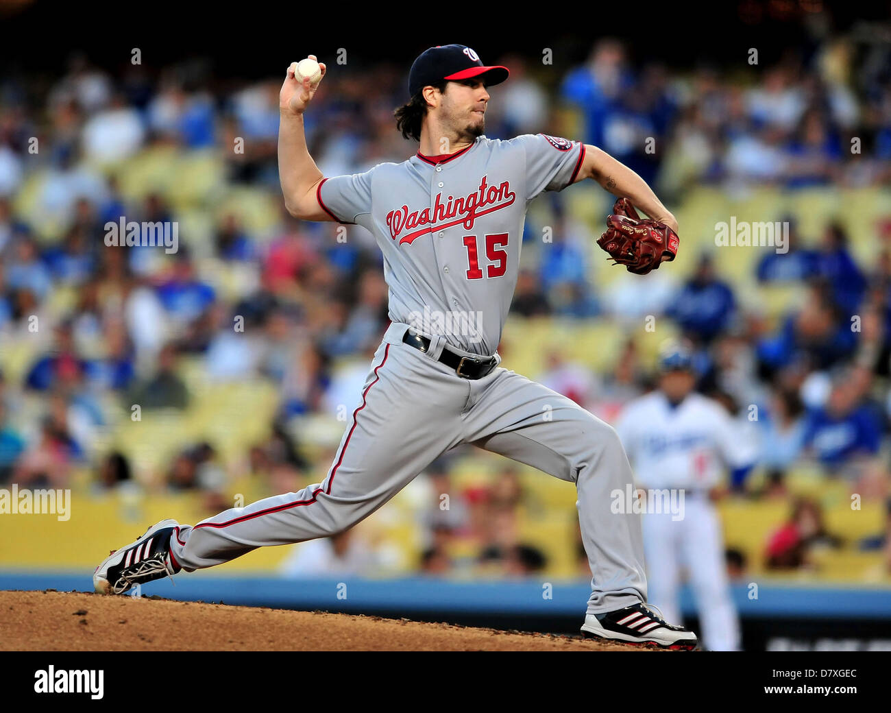 Los Angeles, CA. USA. May 14, 2013. Washington Nationals starting ...