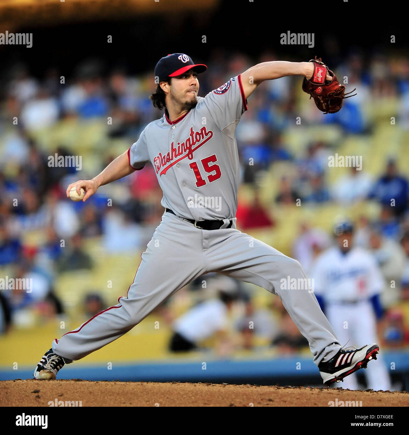 Los Angeles, CA. USA. May 14, 2013. Washington Nationals starting ...