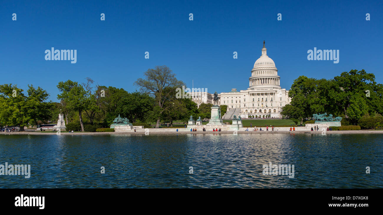 WASHINGTON, DC, USA - United States Capitol Reflecting Pool Stock Photo ...
