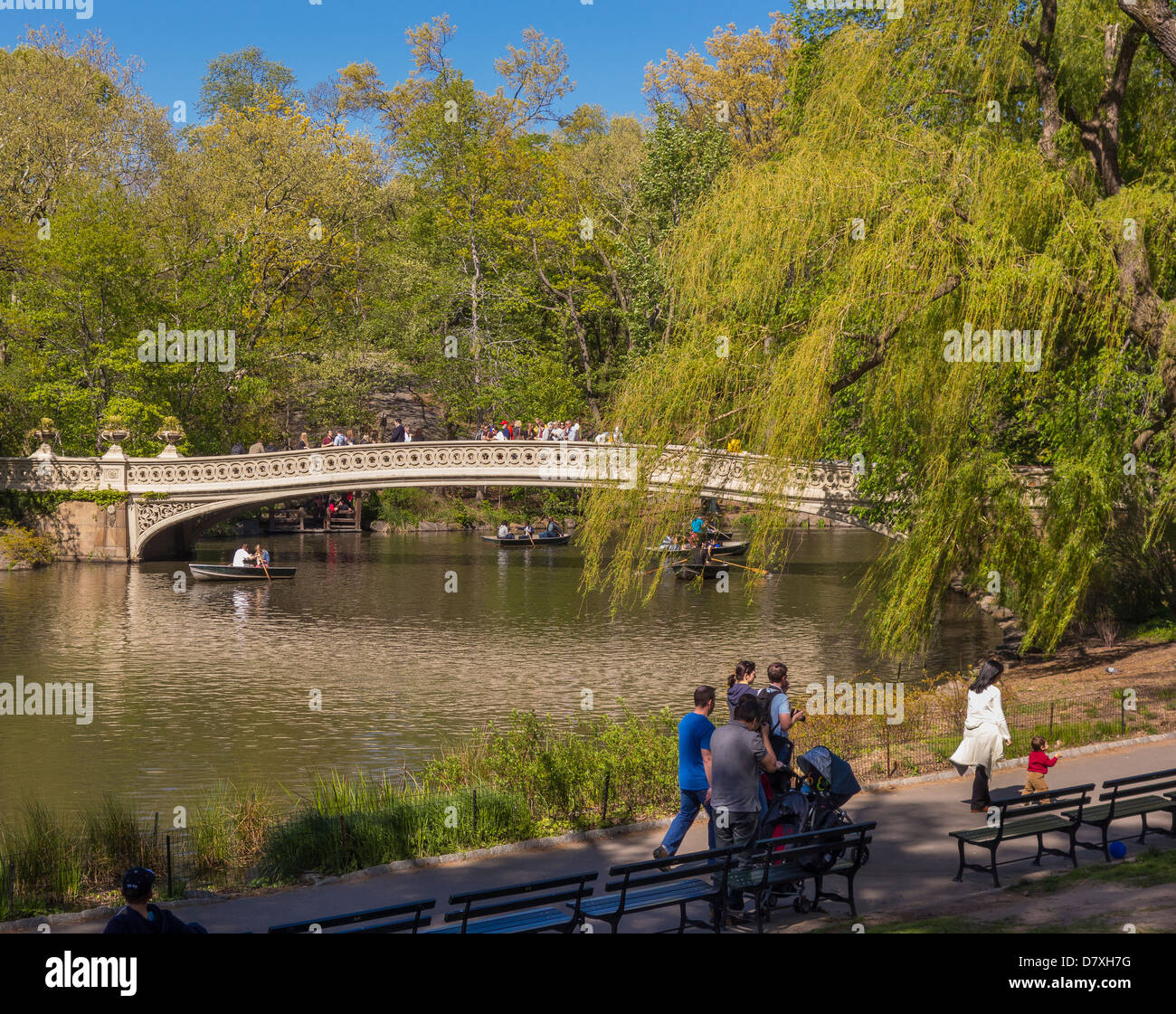 New York City Central Park In Spring Stock Photos & New York City ...