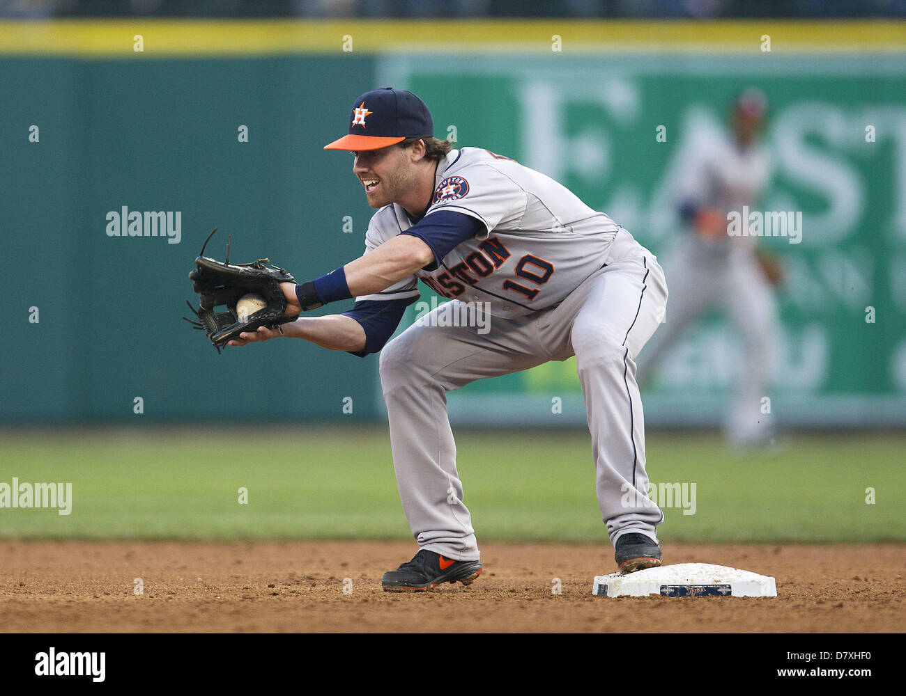 Detroit, Michigan, USA. May 14, 2013. Houston Astros infielder Jake ...
