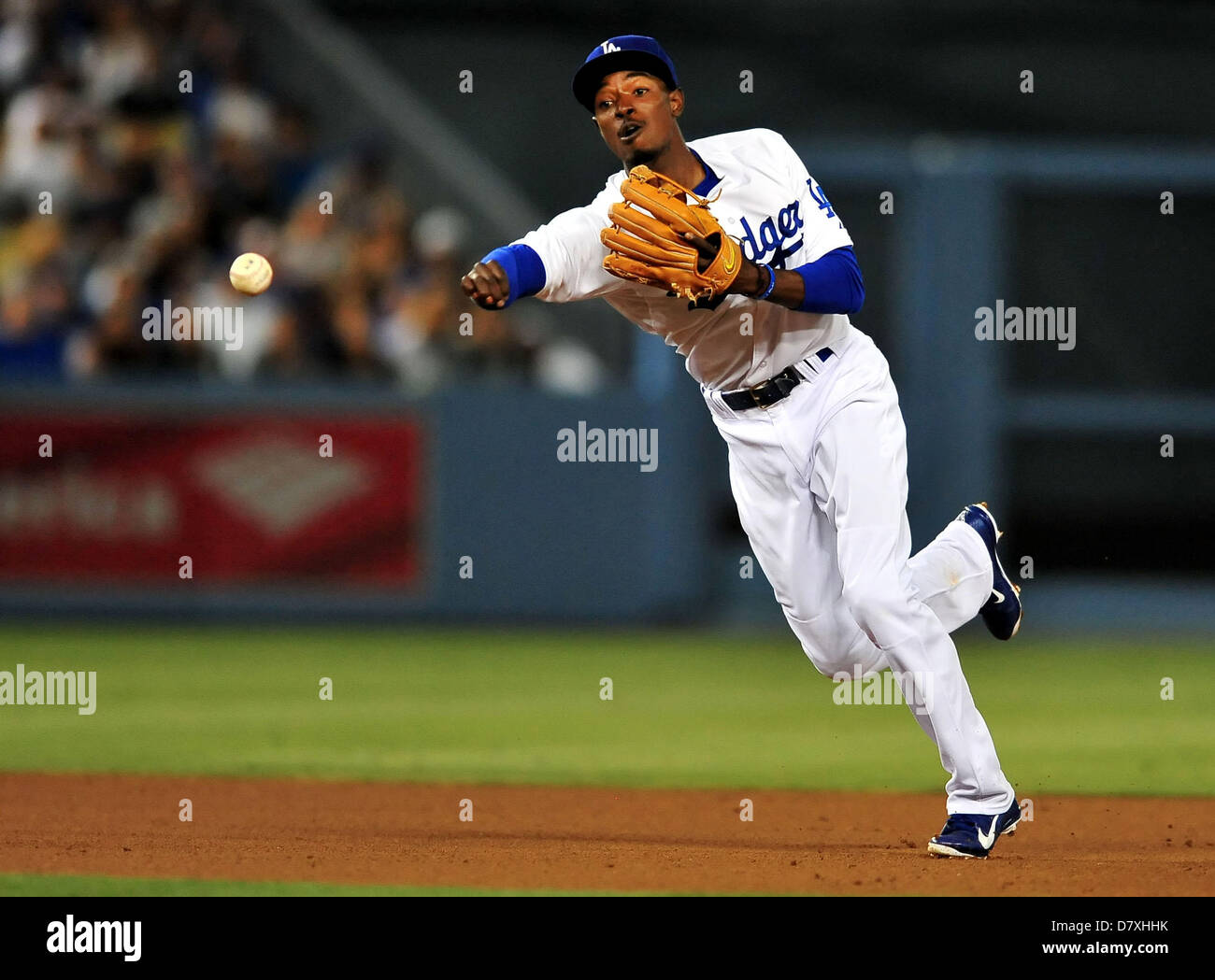 Los Angeles, CA. USA. May 14, 2013. Los Angeles Dodgers shortstop Dee ...