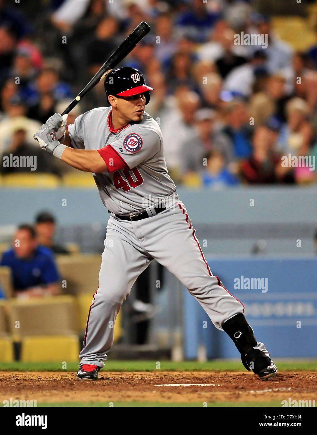 Los Angeles, CA. USA. May 14, 2013. Washington Nationals catcher Wilson ...