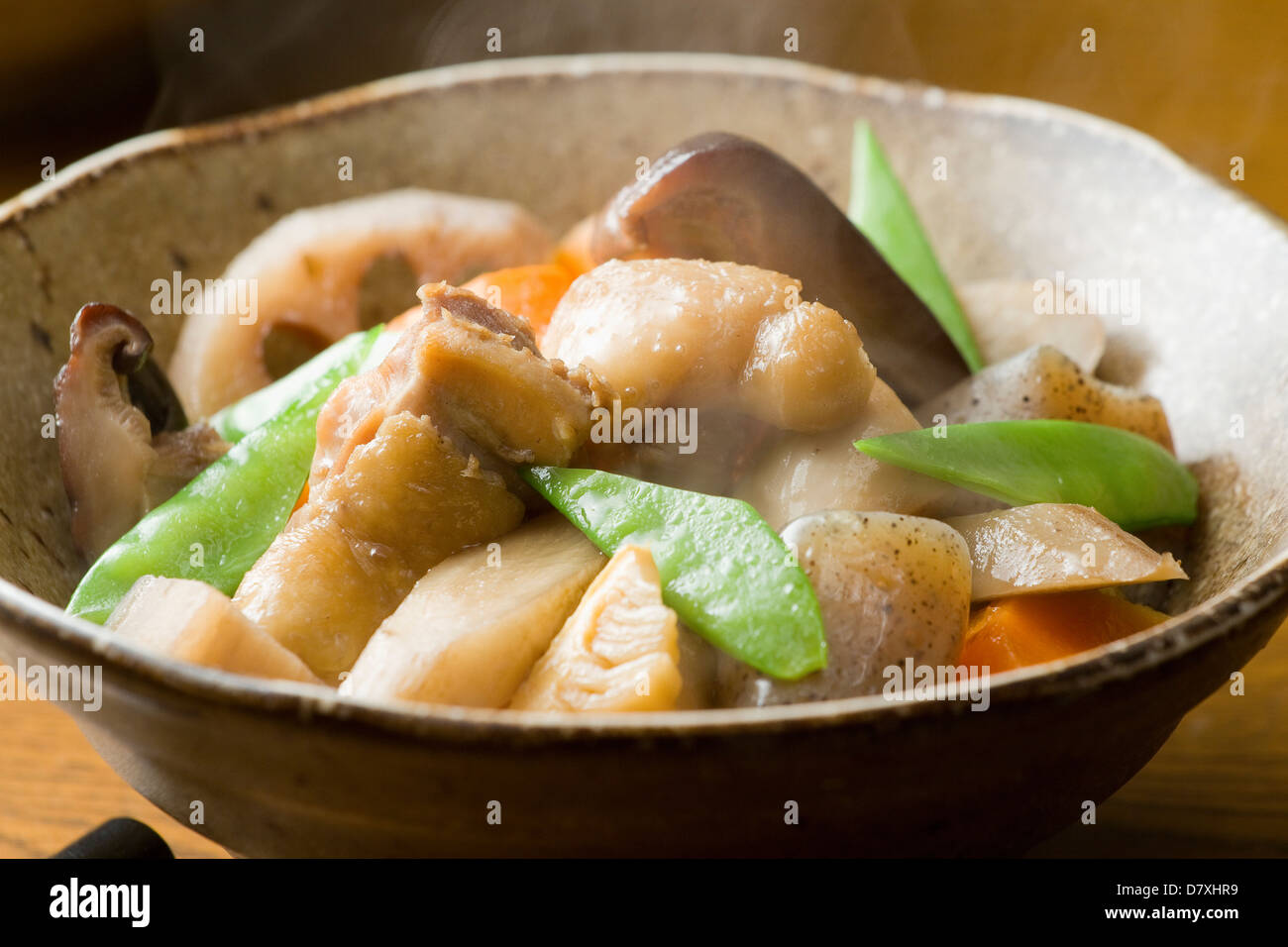 Japanese-style chicken stew Stock Photo - Alamy