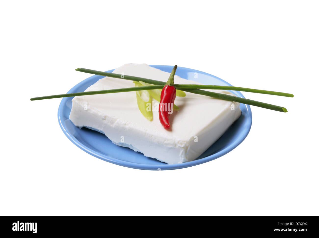 Fresh white cheese Cut Out Stock Images & Pictures - Alamy