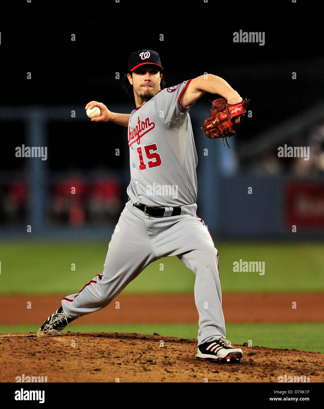 Los Angeles, CA. USA. May 14, 2013. Washington Nationals starting ...