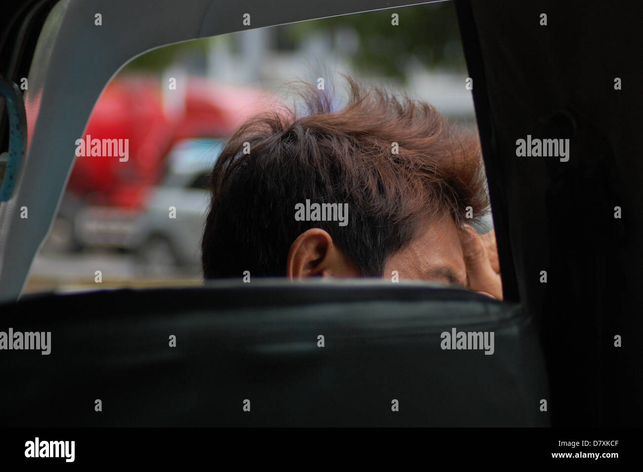 Floating hair of the stylish man Stock Photo - Alamy