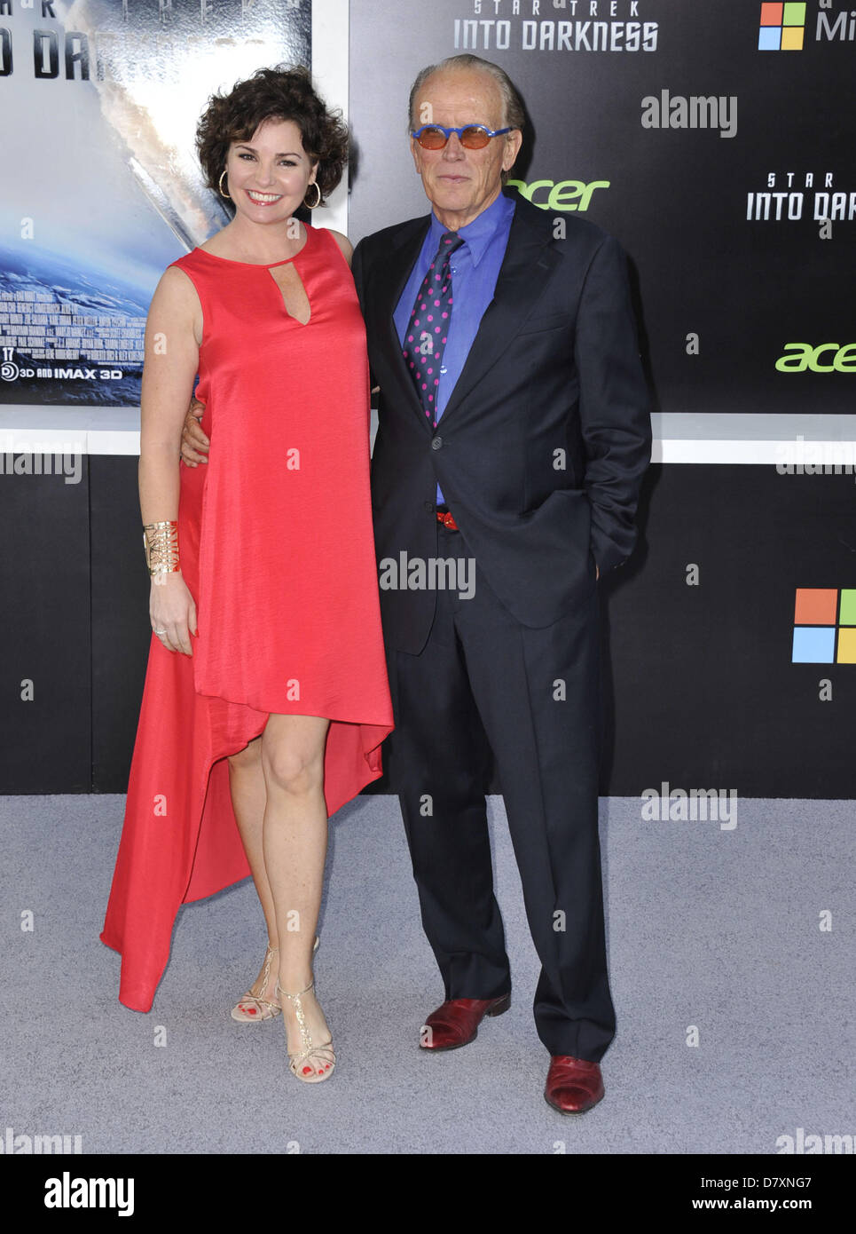 Los Angeles, California, U.S. May 14, 2013. Peter Weller, Shari Stowe ...