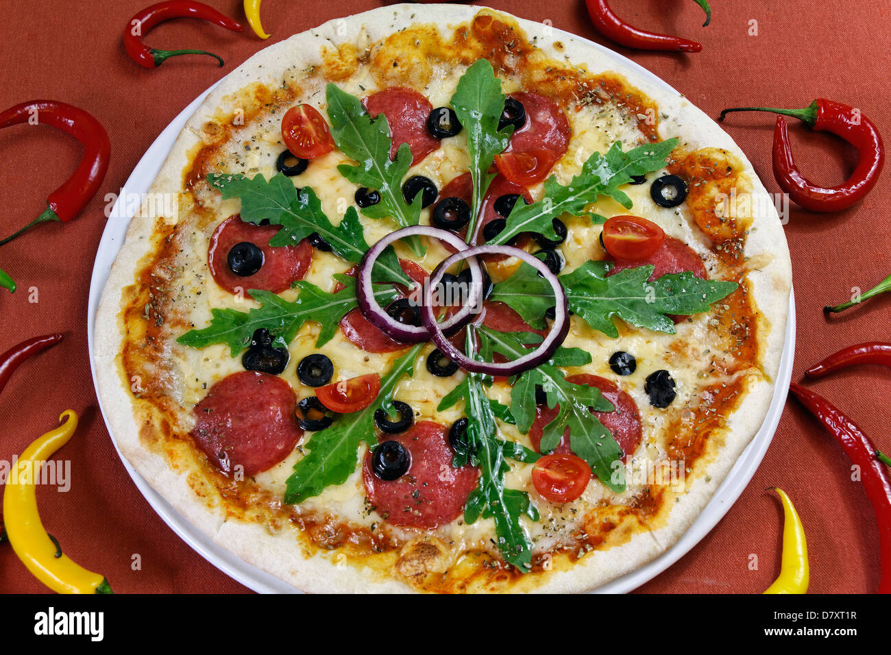 Pizza dish hi-res stock photography and images - Alamy