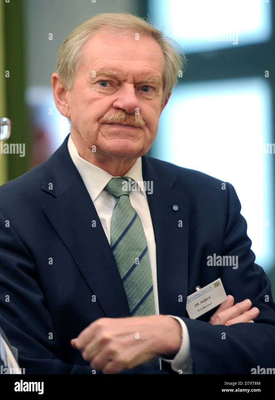 The president of the court Karl Huber appears at the Higher Regional ...
