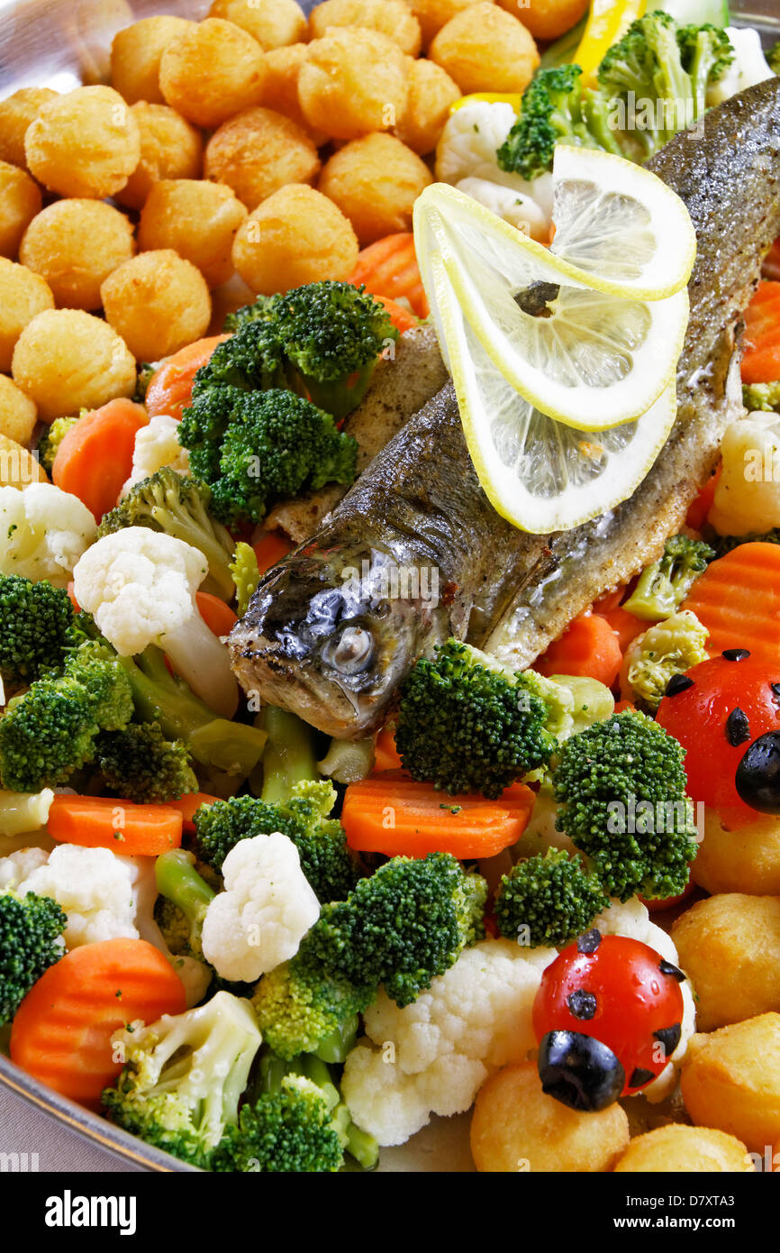 Trout dish hi-res stock photography and images - Alamy