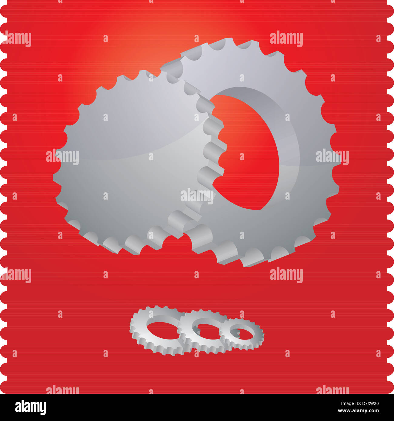 Vector gear background Stock Photo - Alamy