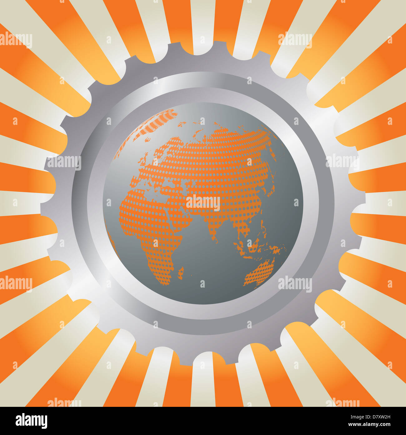 orange abstract background with map Stock Photo - Alamy