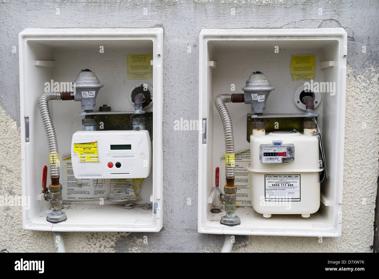 Gas meters hi-res stock photography and images - Alamy