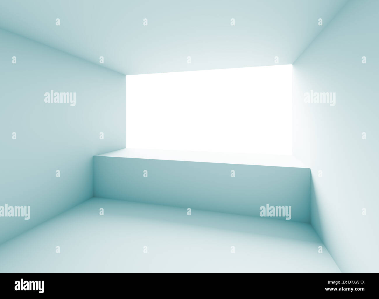 3d Illustration of Abstract Interior Background Stock Photo - Alamy