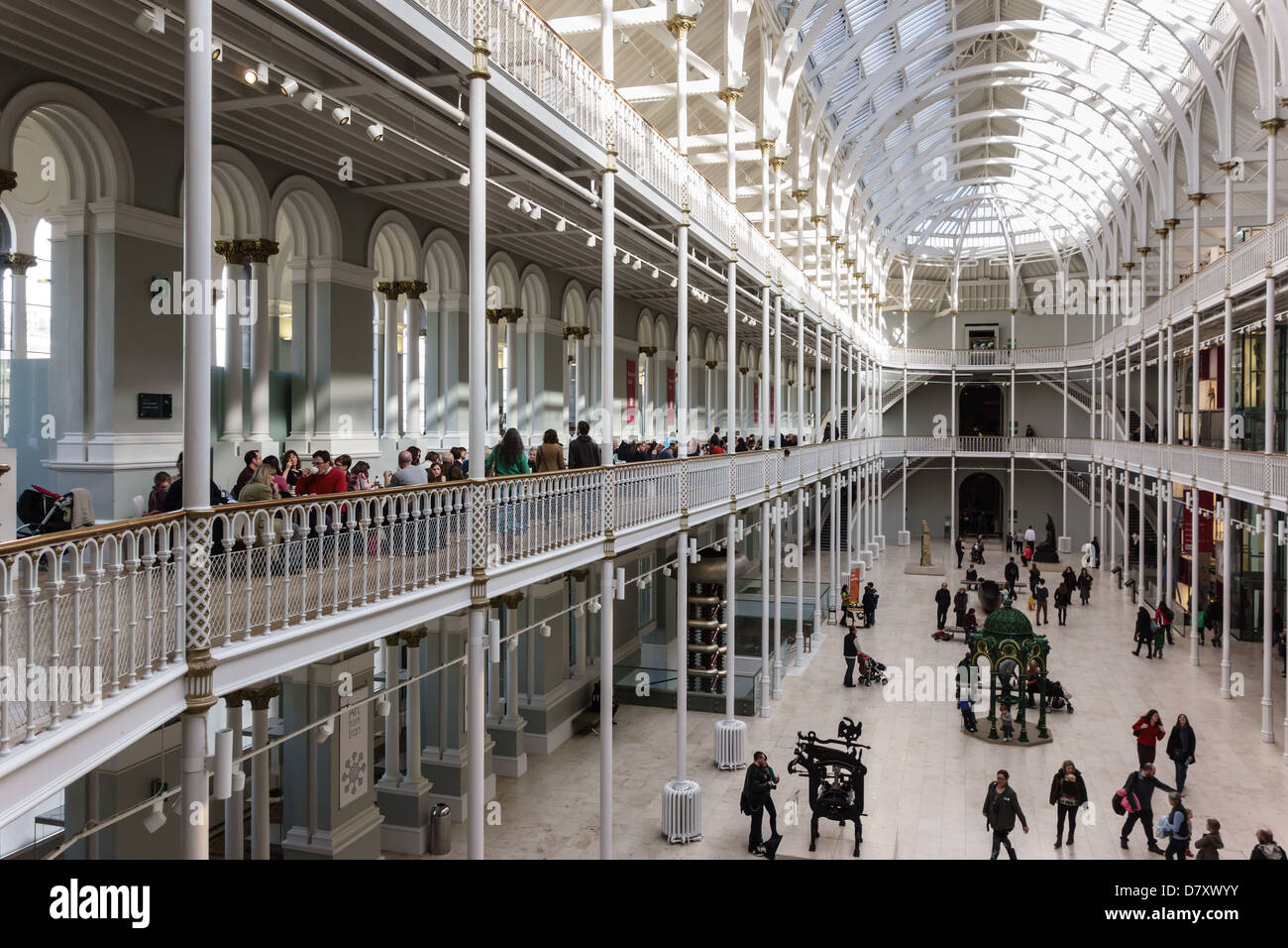 National Museum of Scotland, Chambers Street, Edinburgh - main hall ...