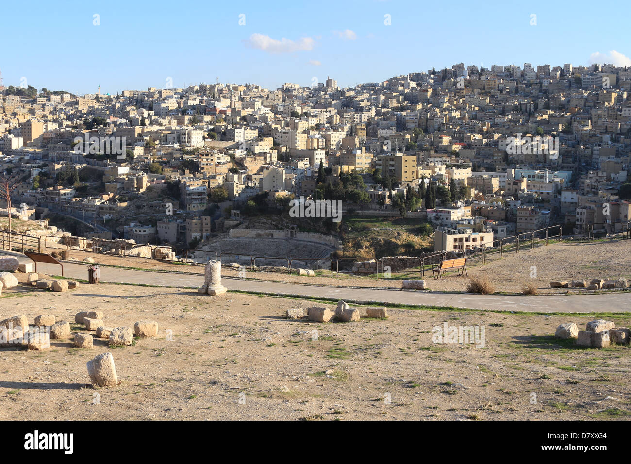 Views of The Citadel in Amman, Jordan, Middle East Stock Photo - Alamy