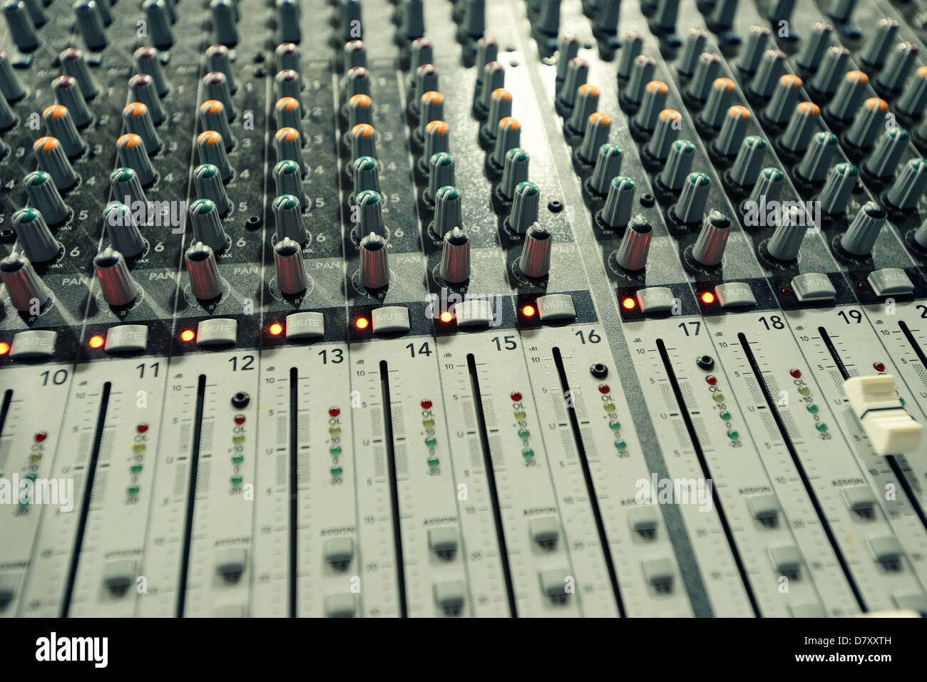 Audio Mixing Board Stock Photo - Alamy