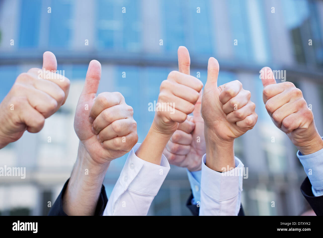 Many different hands thumbs up hi-res stock photography and images - Alamy