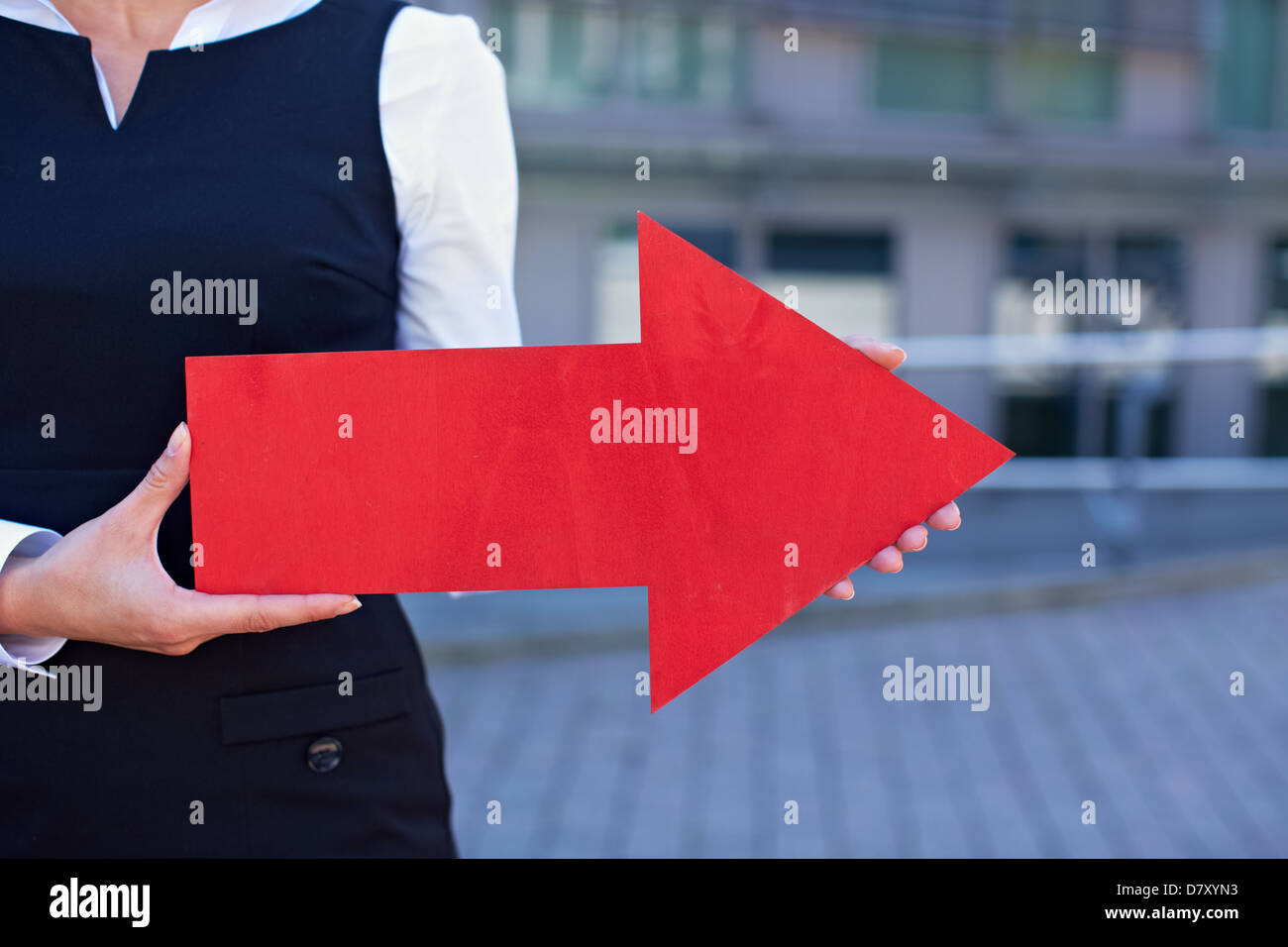 Reception arrow sign hi-res stock photography and images - Alamy