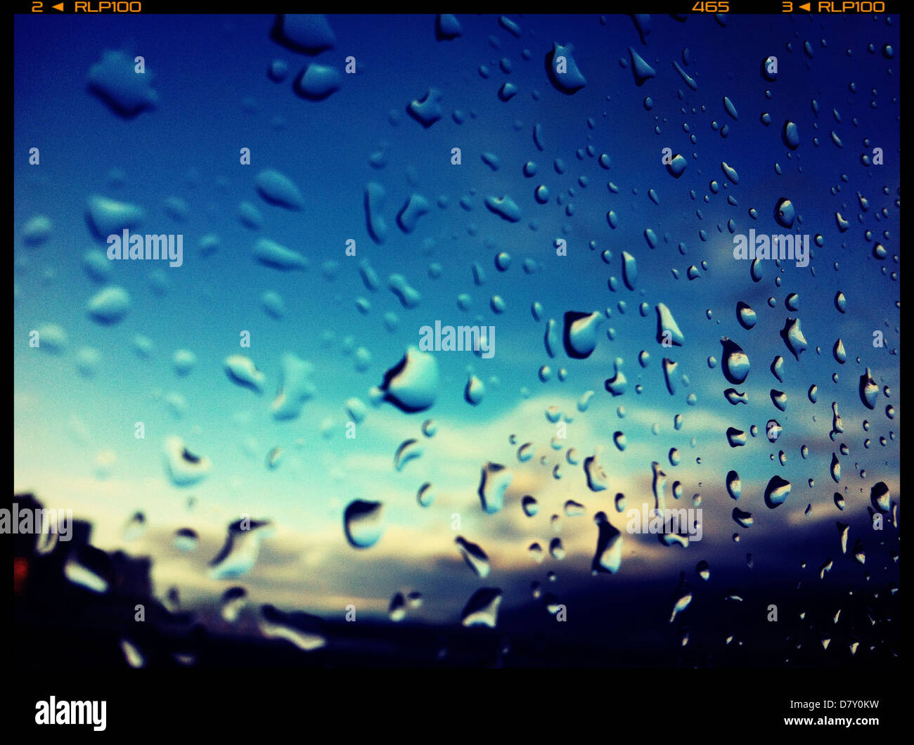 Water Droplets On The Window High Resolution Stock Photography and ...