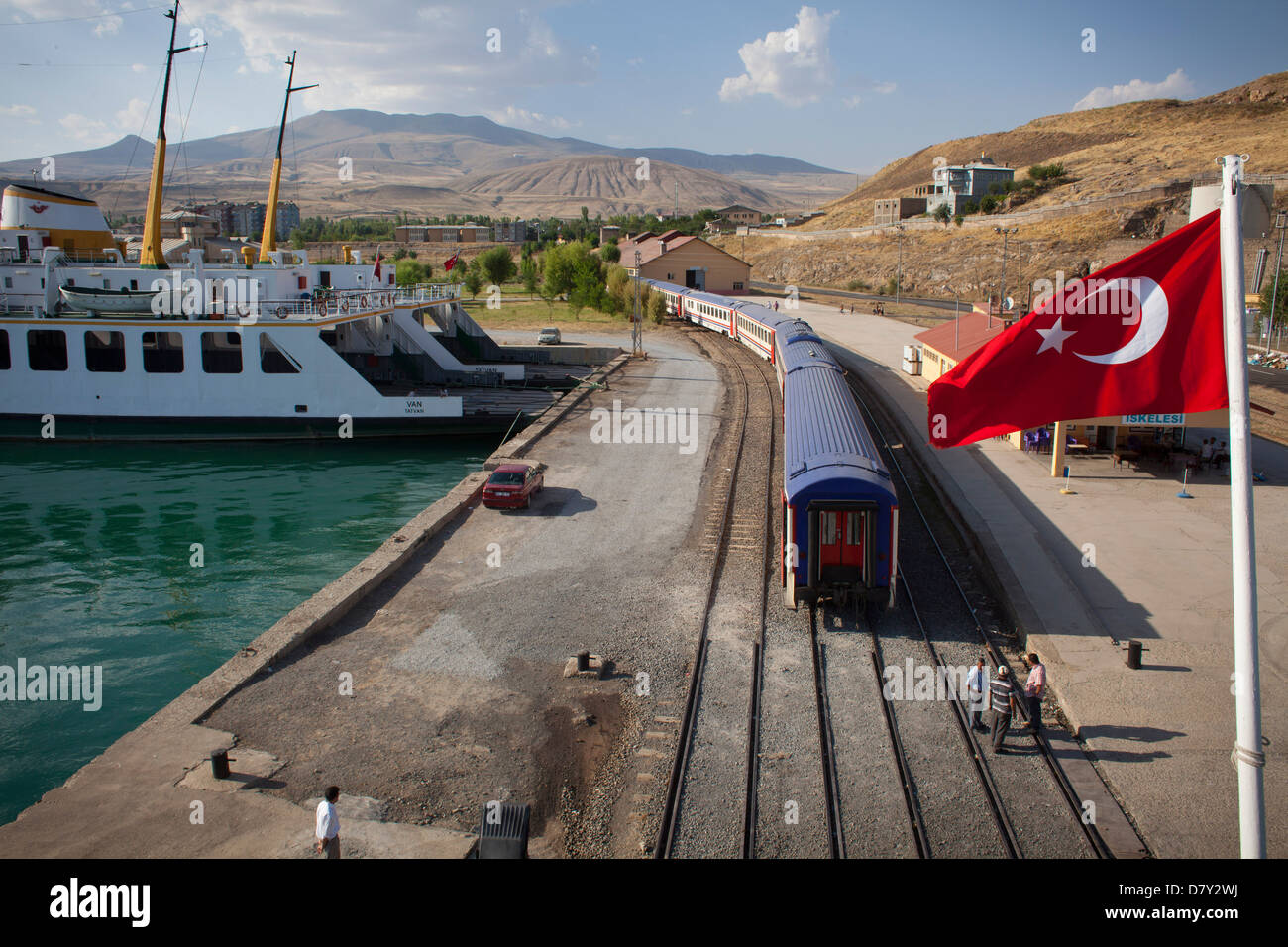 The Harbour at Tatvan, Turkey Stock Photo - Alamy