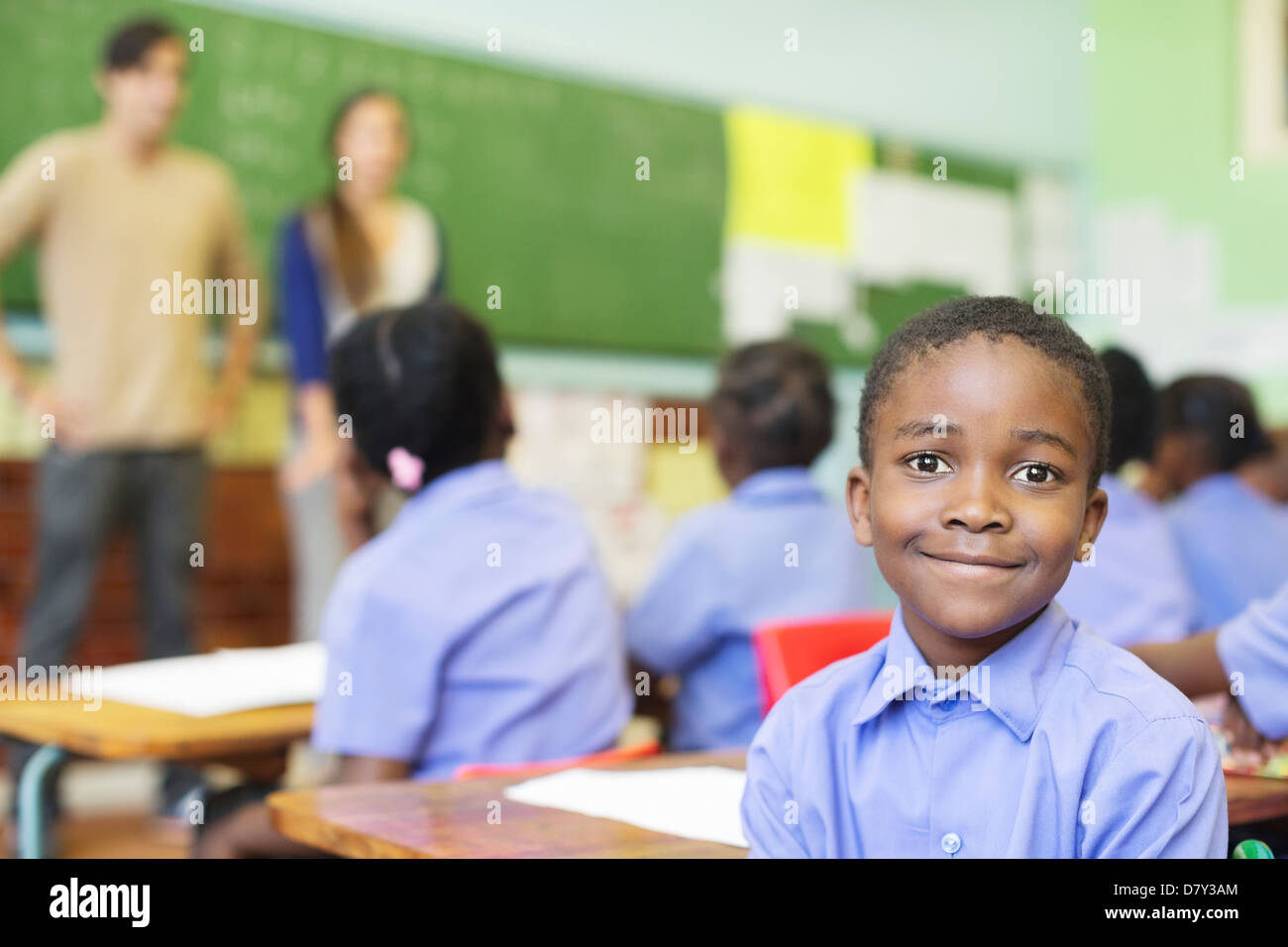 Adult posing school uniform classroom hi-res stock photography and ...