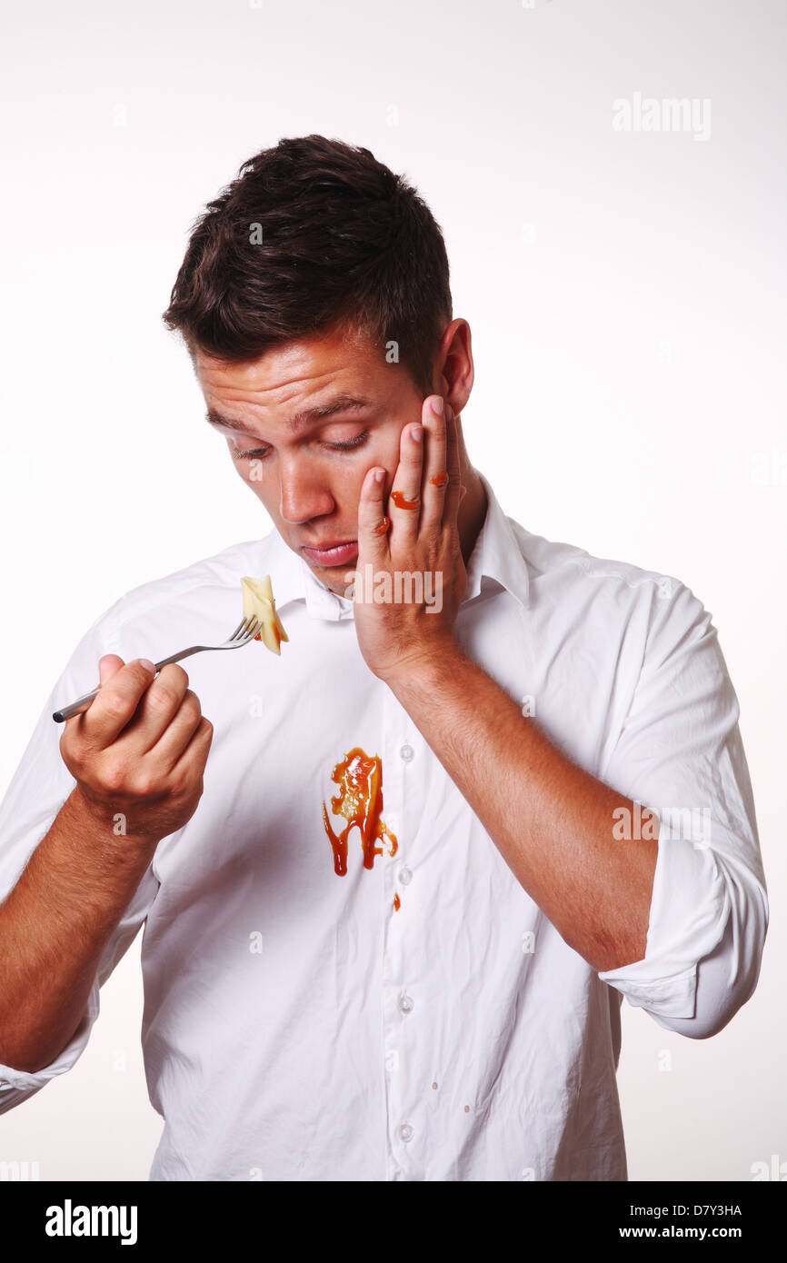 man clean up Stock Photo - Alamy