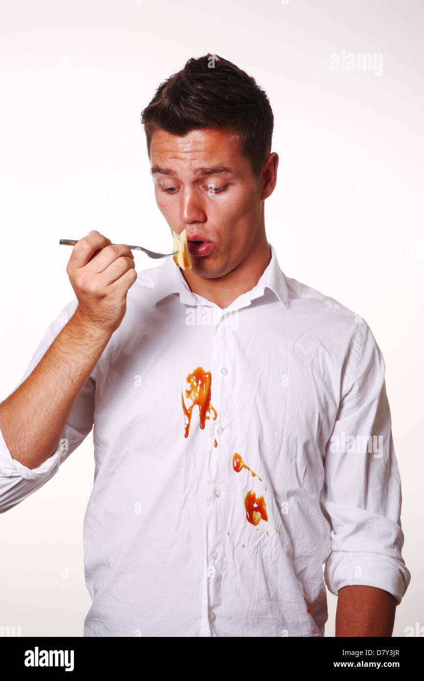 man clean up Stock Photo - Alamy