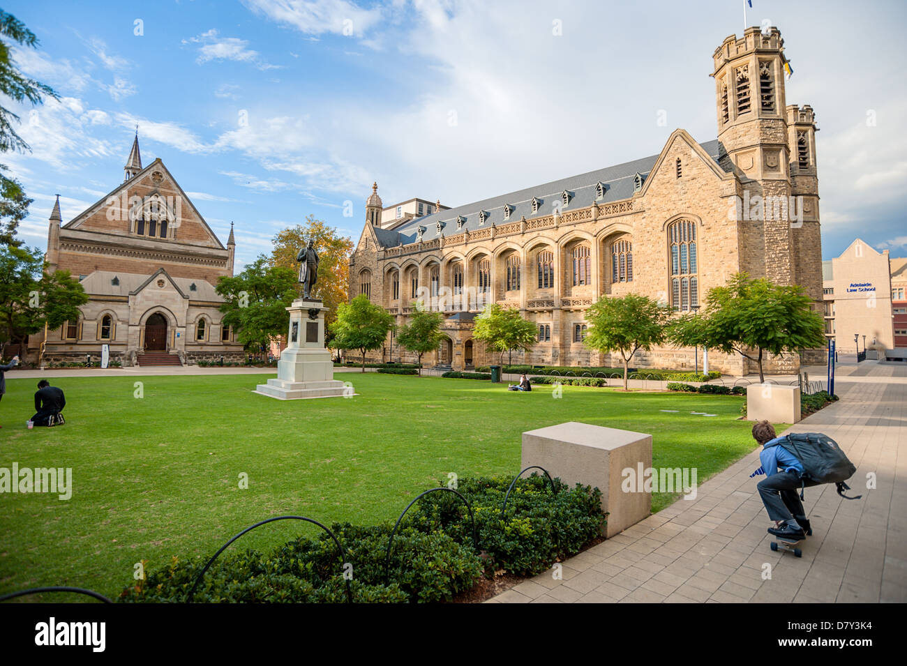 The University of Adelaide Elder & Bonython Halls in downtown Stock ...