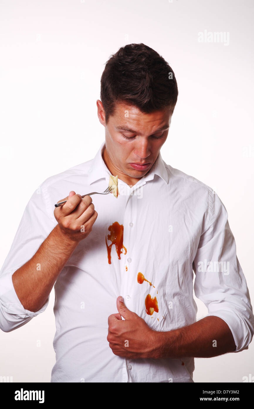 man clean up Stock Photo - Alamy