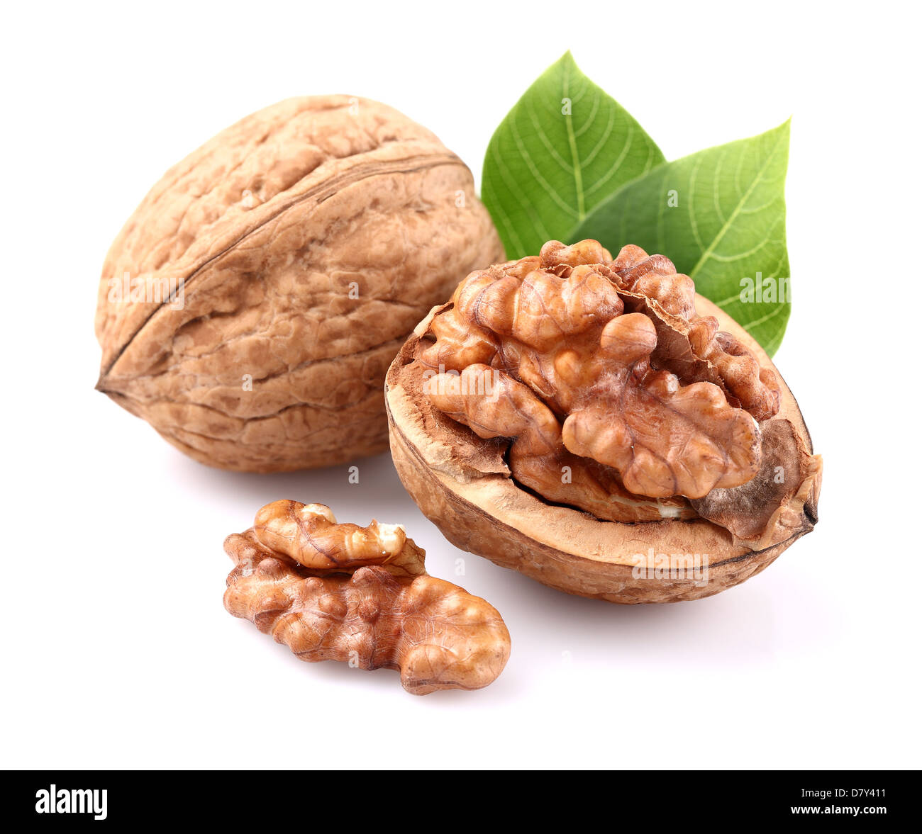 Walnuts in shell Cut Out Stock Images & Pictures - Alamy