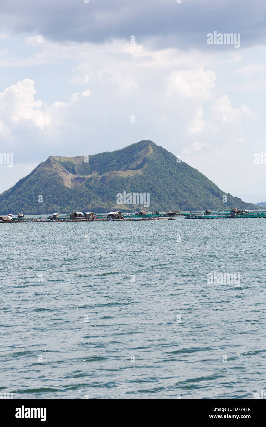 View onto the Volcano Taal in the Philippines Stock Photo - Alamy