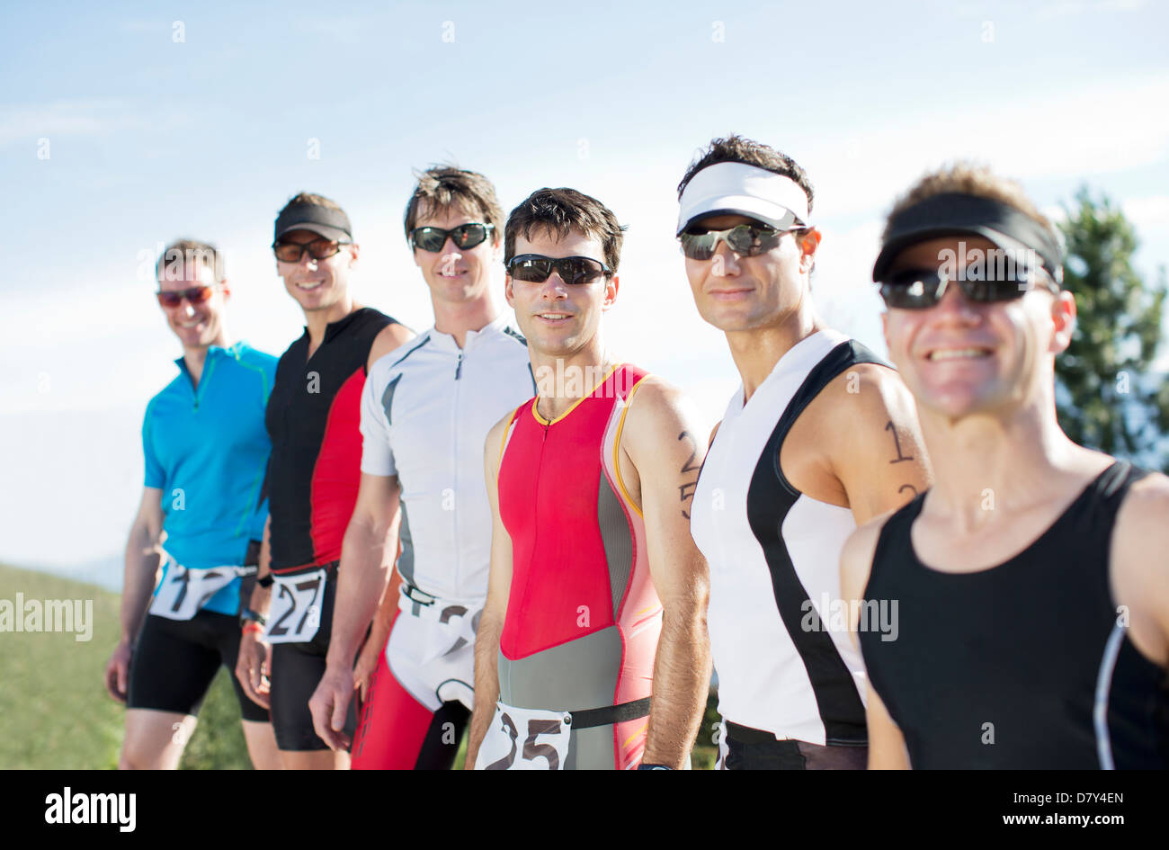 Marathon runners posing hi-res stock photography and images - Alamy