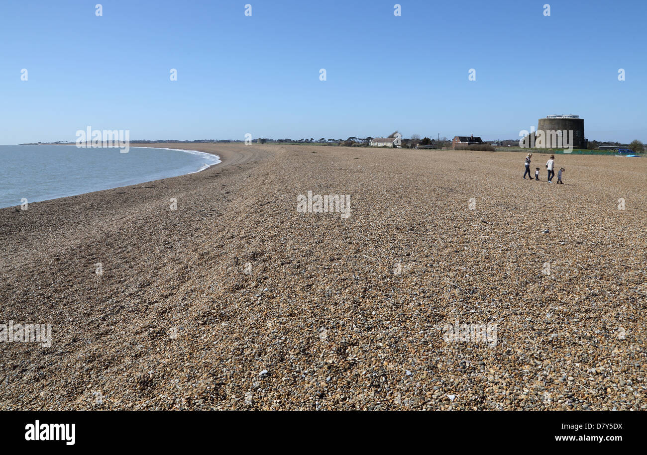 shingle street on the suffolk coast in east anglia Stock Photo - Alamy
