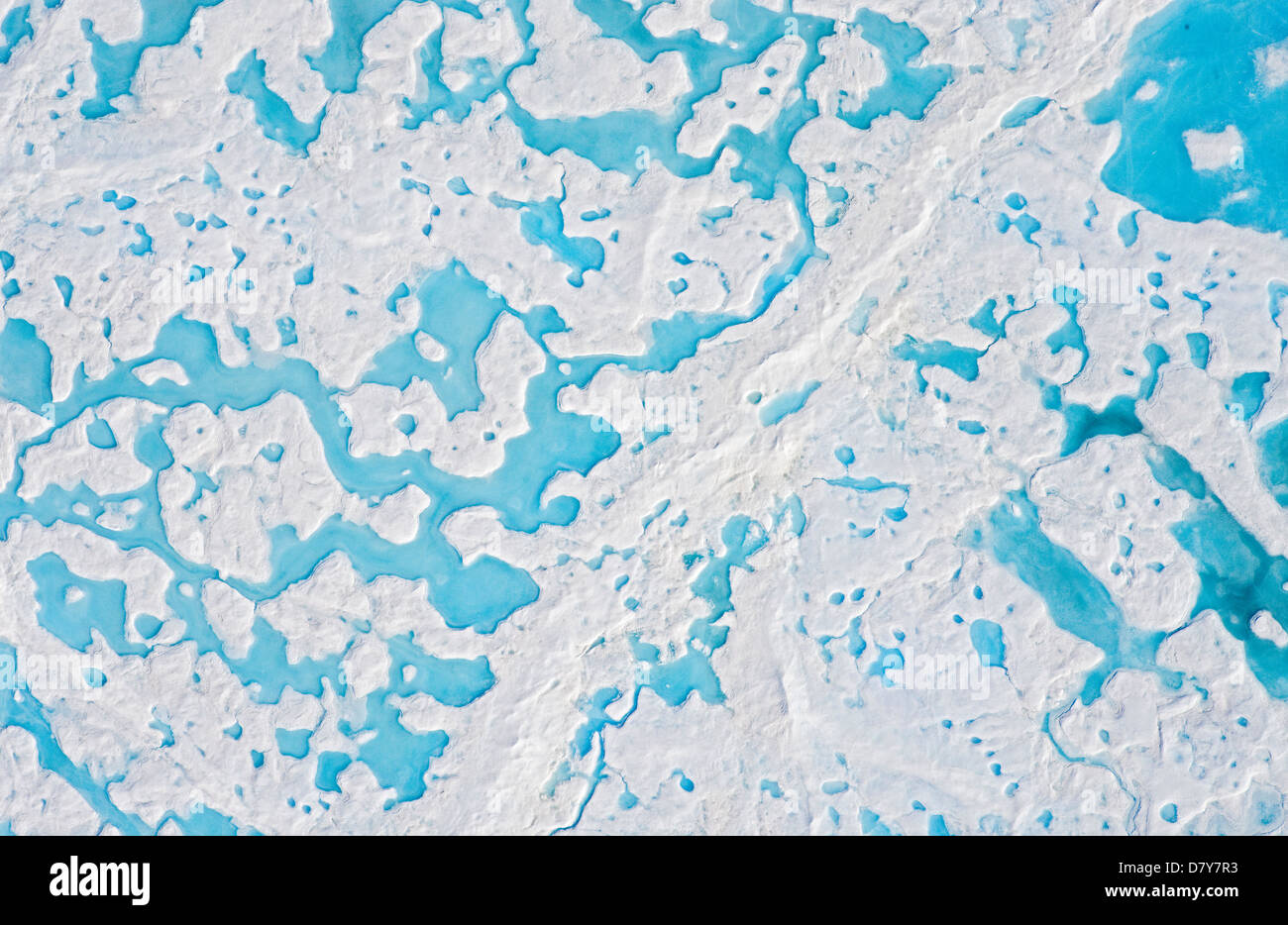 Aerial view of Arctic ice, Beaufort Sea, Arctic Ocean, Arctic Circle ...