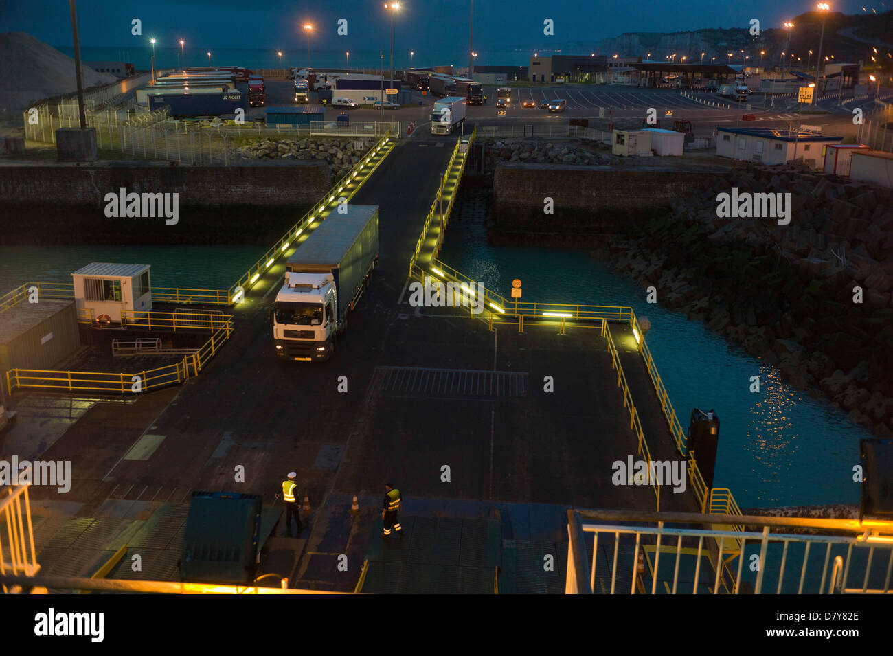 Cross channel car ferry loading hi-res stock photography and images - Alamy