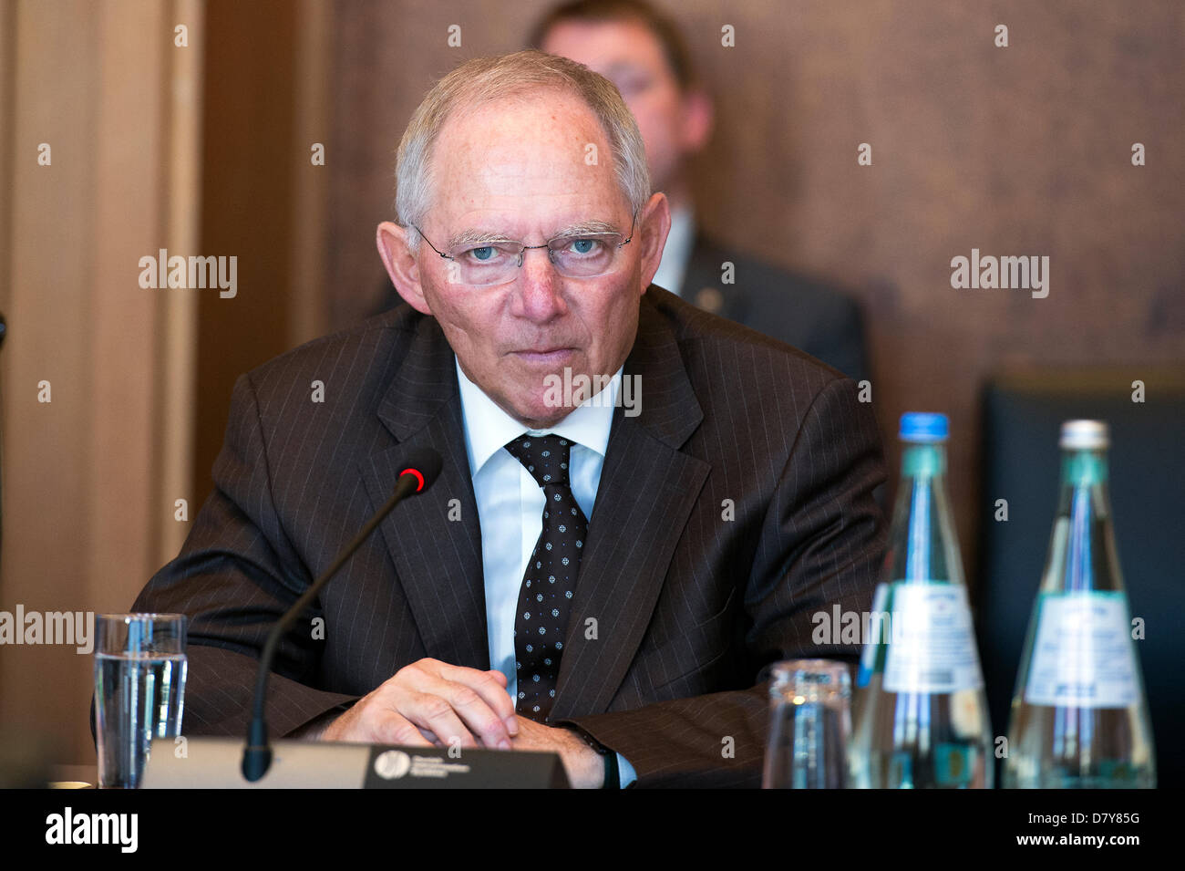 Berlin, Germany. May 15th 2013. German Finance Minister Wolfgang ...
