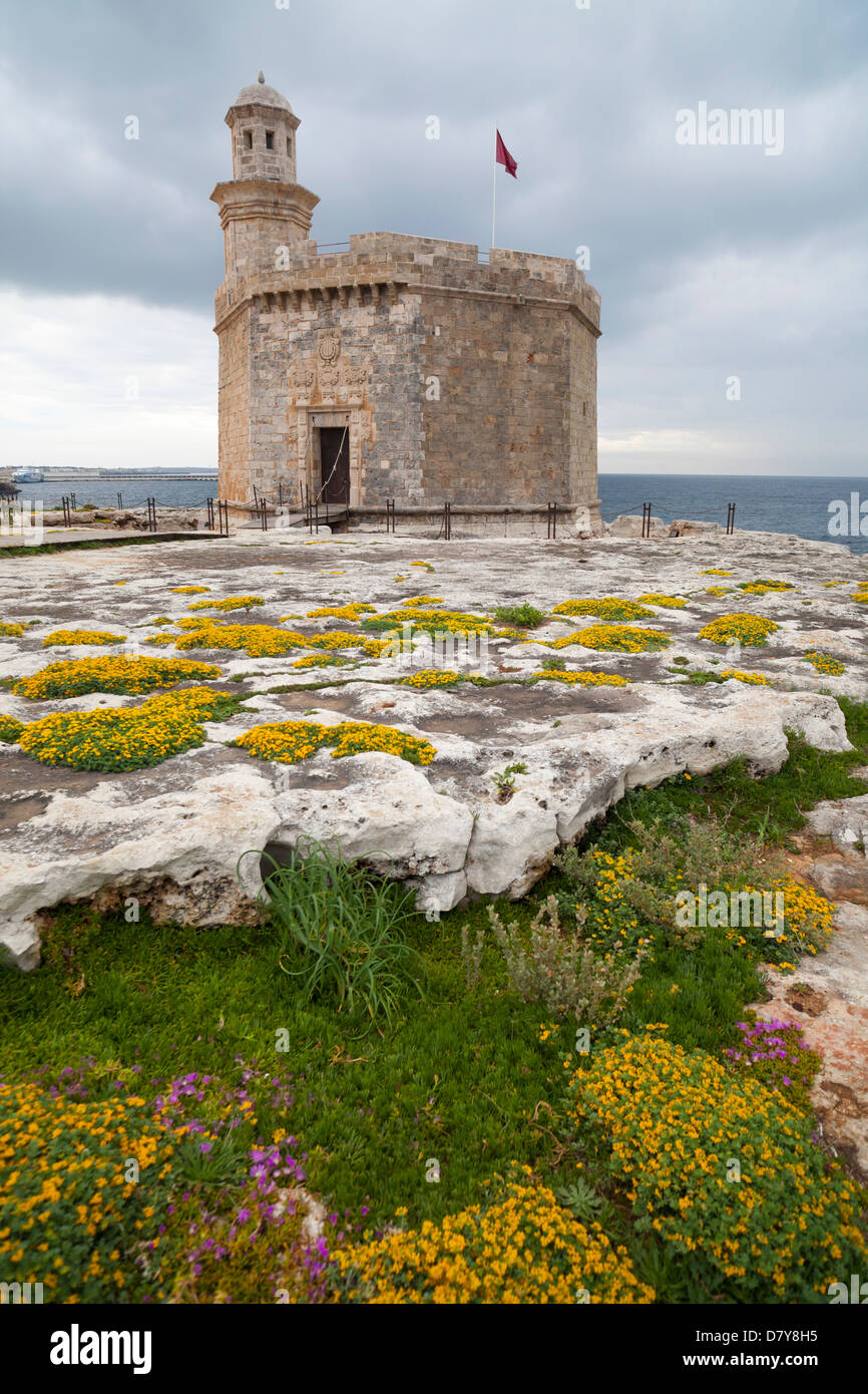 Castell de Sant Nicolau,Ciutadella,Menorca,Spain Stock Photo - Alamy
