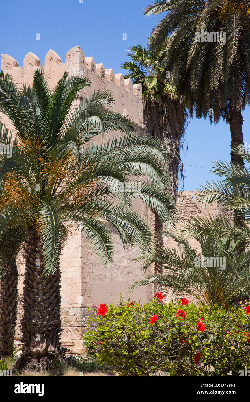 Walls of the Medina in Sfax Tunisia Stock Photo - Alamy