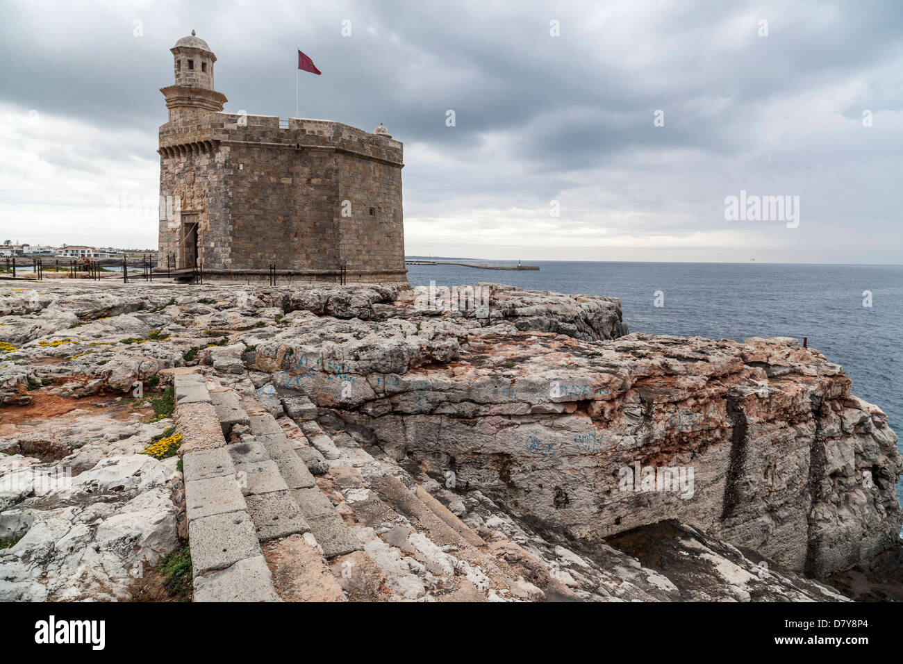 Castell de Sant Nicolau,Ciutadella,Menorca,Spain Stock Photo - Alamy